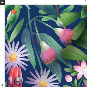 Australian Vibrant Floral Fabric Australian Flora Pattern by ...