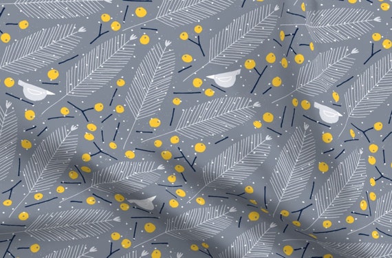 Winter Mod Fabric In A Winter Mod Mood By Friztin Winter | Etsy