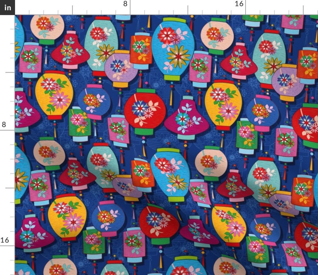 Lanterns Fabric Chinese Lanterns by Leventetladiscorde China Culture ...