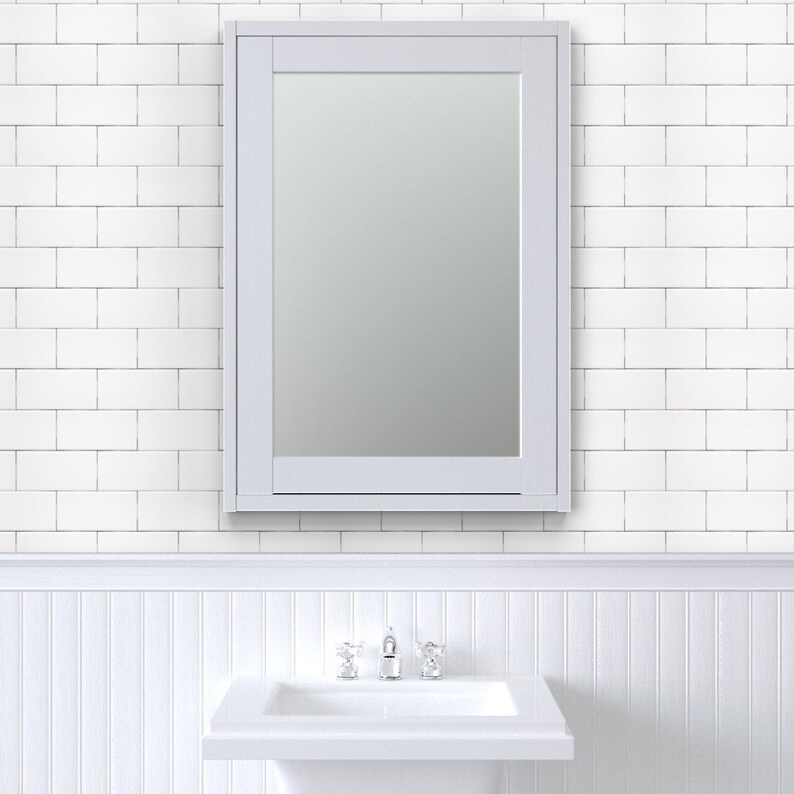 Subway Tile Wallpaper - Subway Tile by Littlerhodydesign - Subway Tile ...