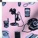 Phones Fabric Phones Phones Phones Rose Blue by Abbieuproot - Etsy