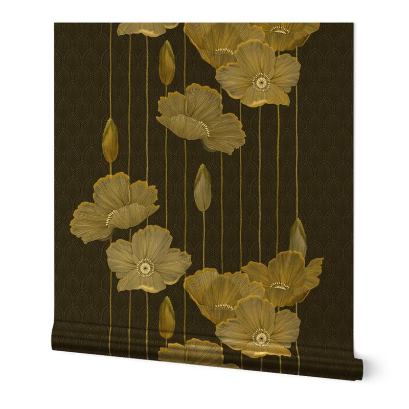 Gold Foil Art Deco Decals - Etsy