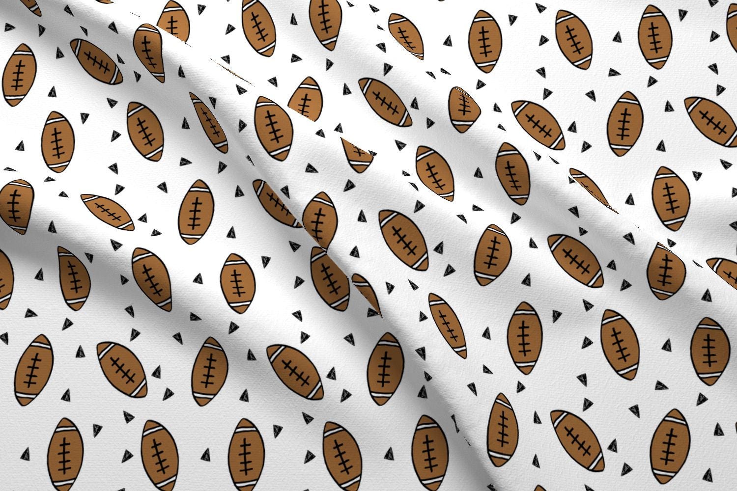 Football Fabric American Football Kids Sports Fabric By | Etsy