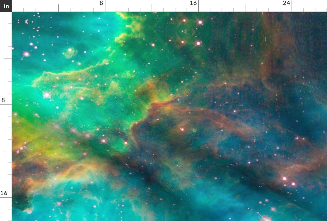 Nebula Fabric - Neb3 by Lemonadefish - Nebula Space Celestial Stars ...