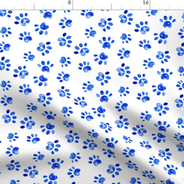 Royal Blue Paw Print - Etsy