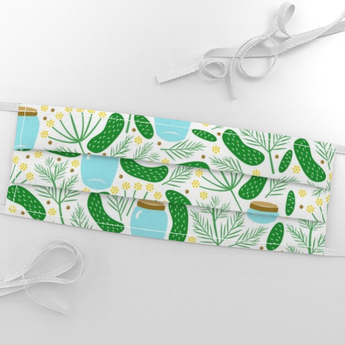 Dill Pickle Fabric Delightful Dill Pickles By Robyriker | Etsy