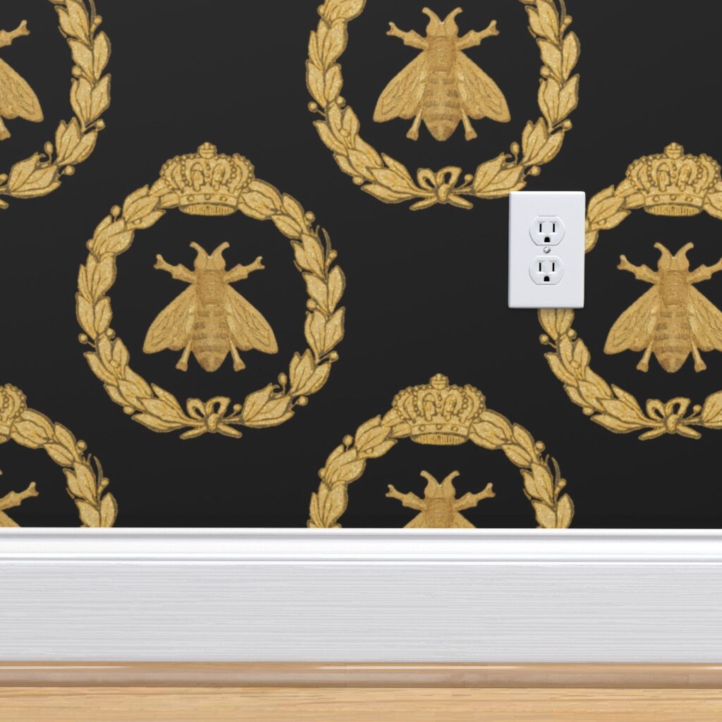 Napoleon Wallpaper Napoleonic Bees Queen Bee by - Etsy