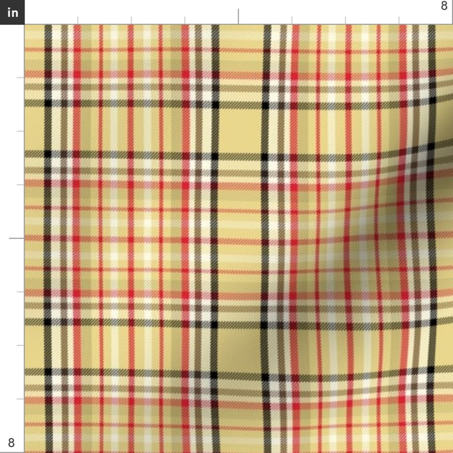 Khaki Plaid Fabric Autumn Khaki Plaid by Littlerhodydesign - Etsy