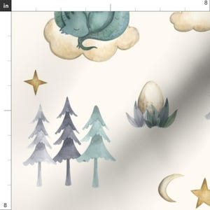 Baby Dragon Fabric - Little Baby Dragons by Delish_designs - Whimsical ...