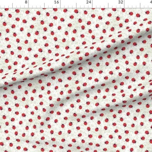 Ladybug Fabric Ladybug by Gaiamarfurt Ladybugs Insects Bugs Beetles ...