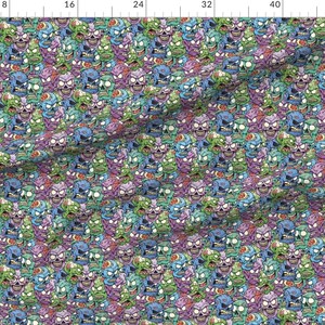 Zombie Fabric - Regular Braaaiiiinnsssss by Sandityche - Zombie Undead ...