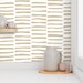 Neutral Stripe Wallpaper Minimalist Taupe by Trellishill Minimal Modern ...