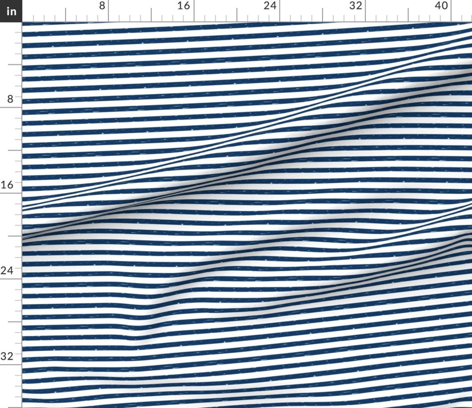 Sailor Stripe Fabric Sailor Stripes Dark Blue Fabric Summer | Etsy