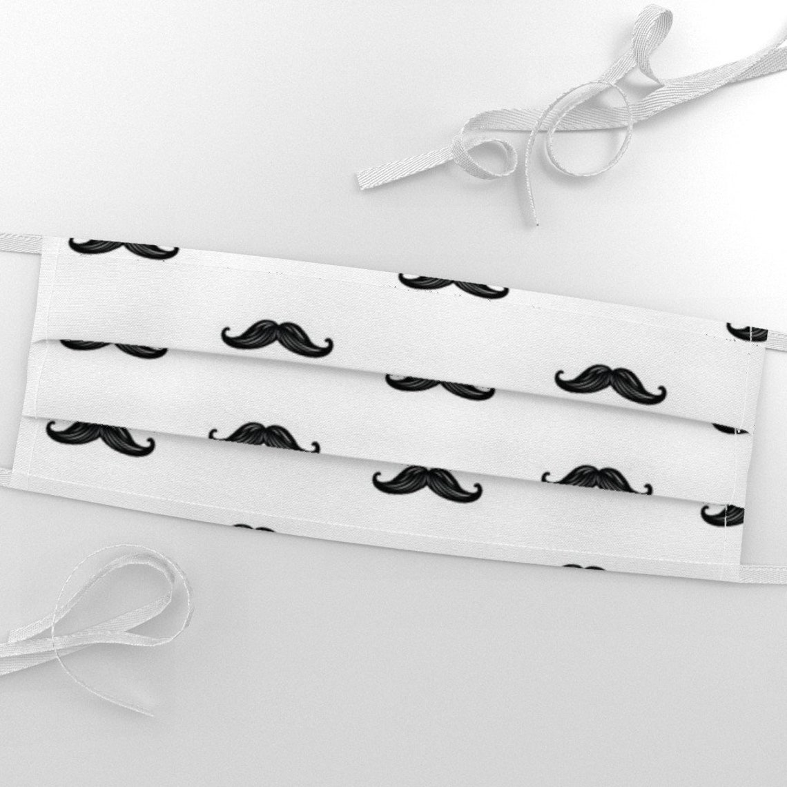 Curly Moustache Fabric Mini Mustaches By Ashleybehnkedesign | Etsy