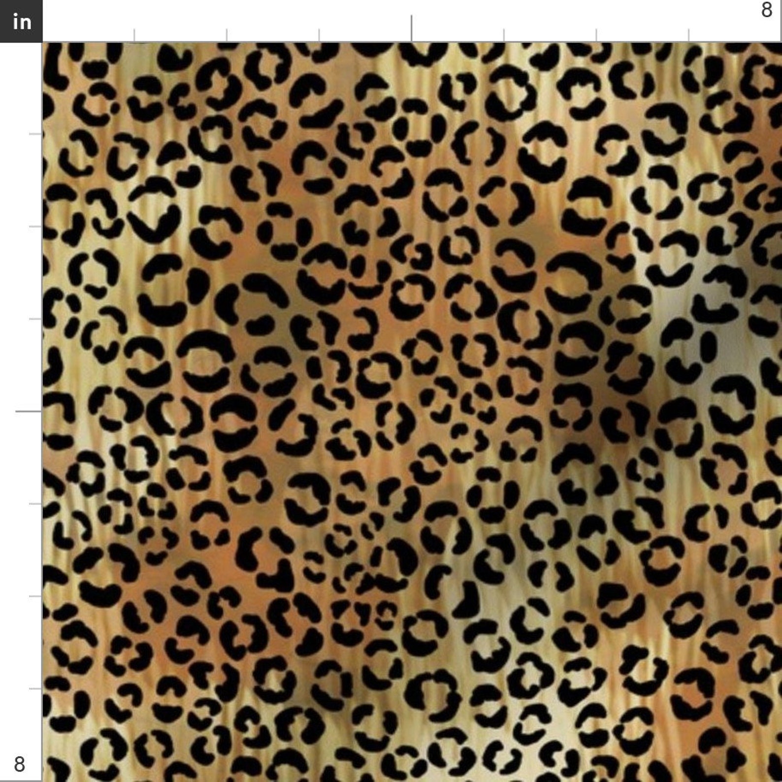 Cheetah Print Small Exotic Fabric Leopard Tan by | Etsy