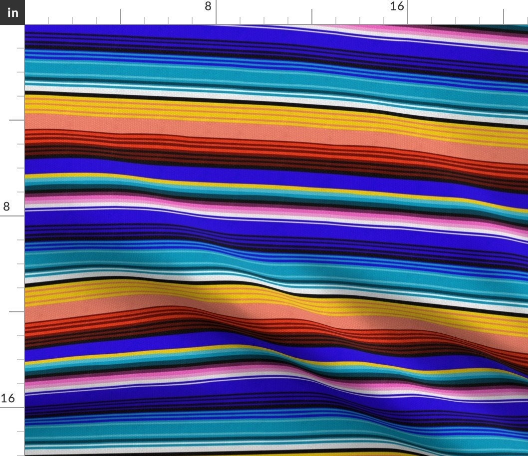 Serape Fabric Mexican Stripes by Vannina Mexican Stripes - Etsy
