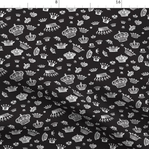 Royalty Fabric Royal Crown Jewels Kind Queen Prince Princess - Etsy