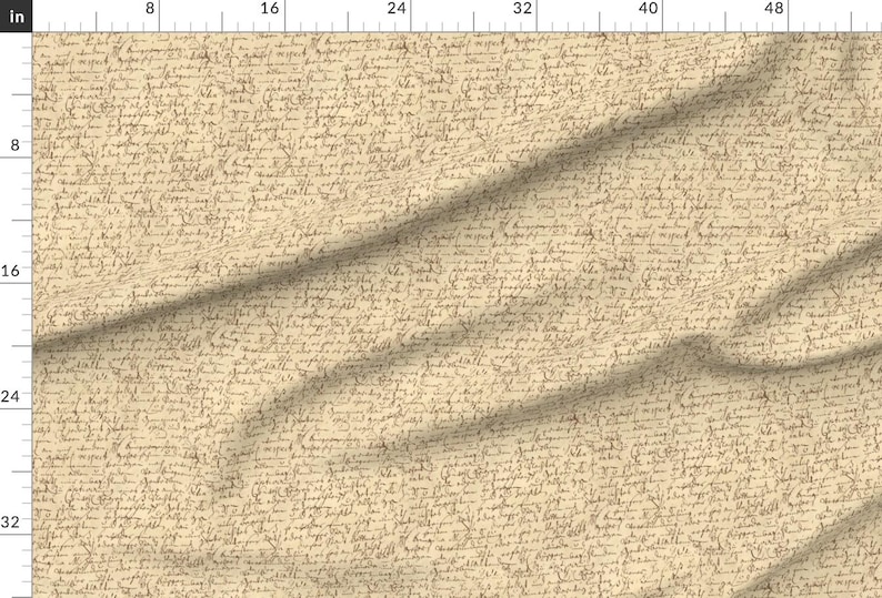 Letter Fabric - I Thought I'D Write to Juliet Ink on Parchment by ...