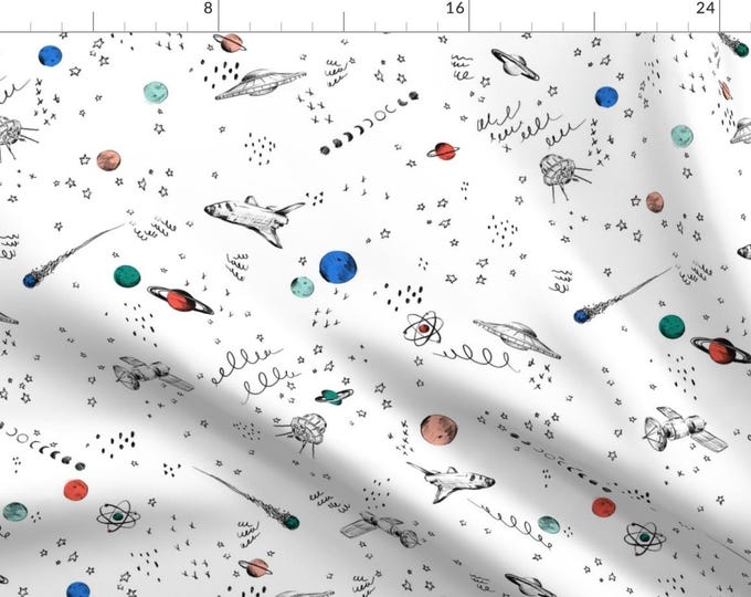 Space Fabric, Outer Space, Solar System Fabric, Galaxy Fabric, Stars ...