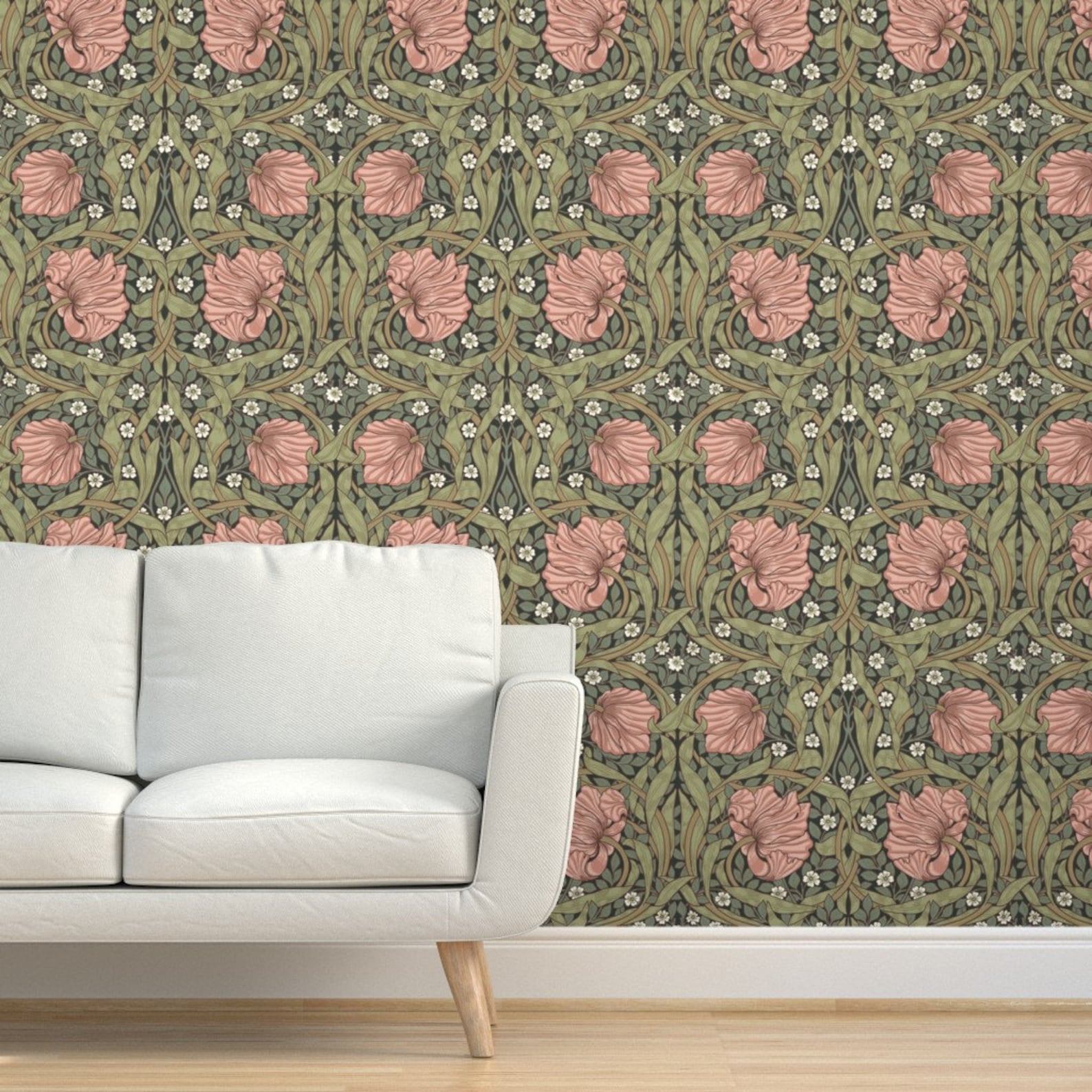 William Morris Peel-and-stick Wallpaper Sampler - Vintage Victorian ...