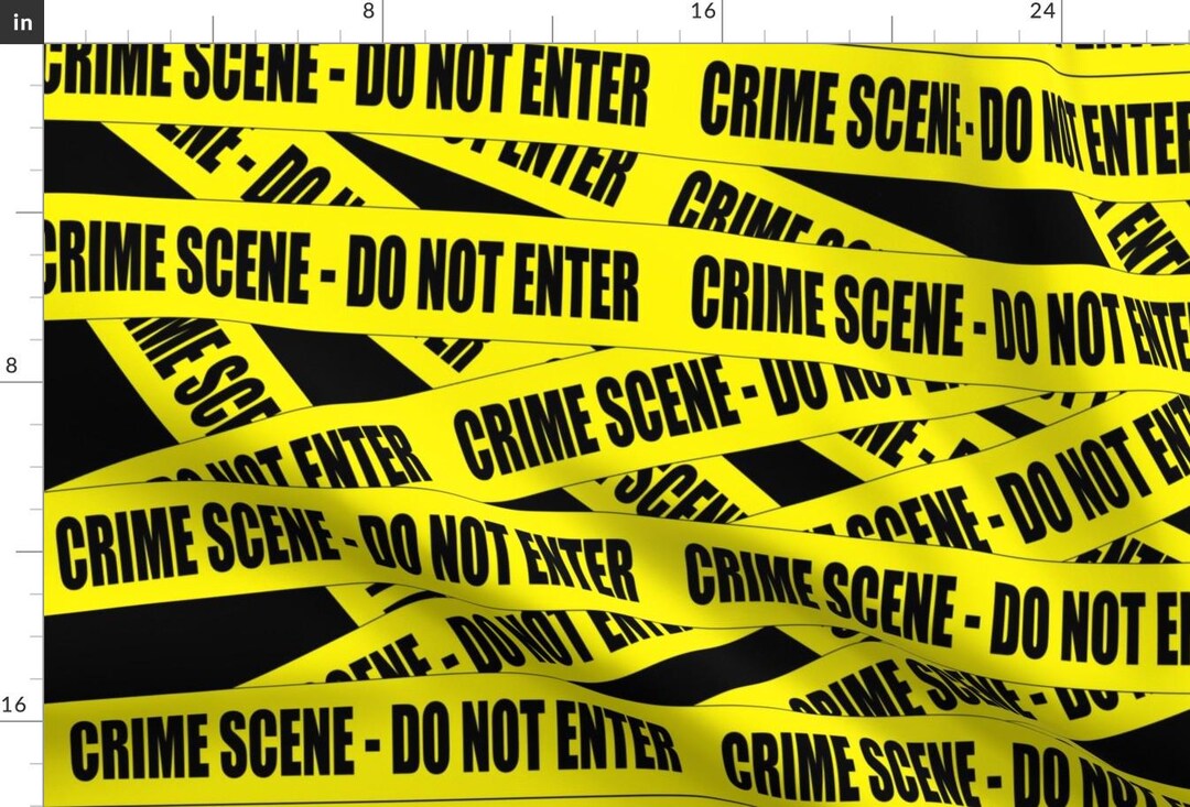 Crime Scene Fabric Do Not Enter Stay Out Barricade Notice Warning ...
