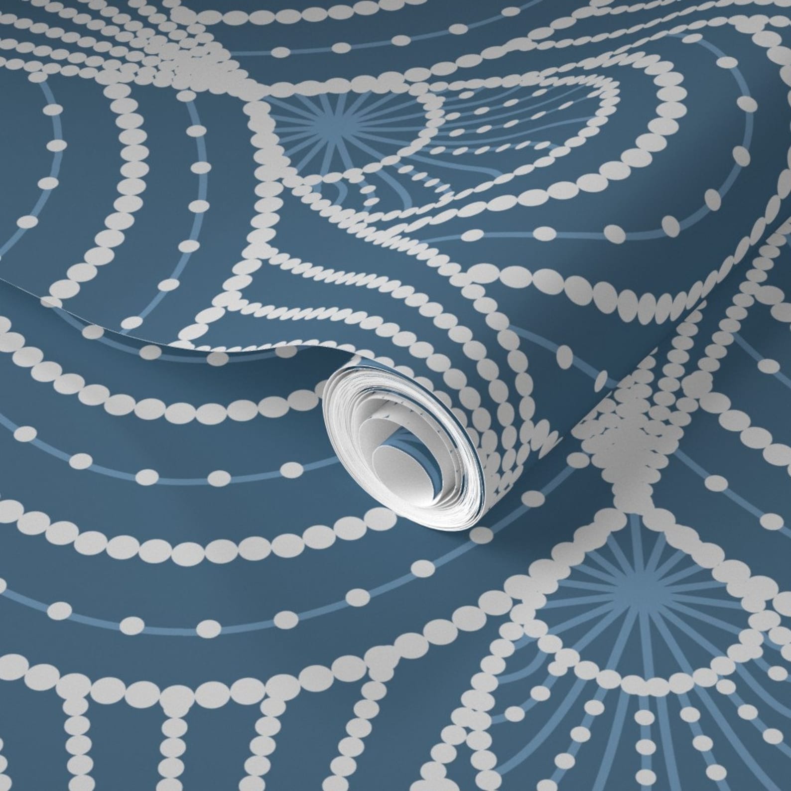 Art Deco Wallpaper Art Deco Dark Blue by Sveta Aho 1920s - Etsy