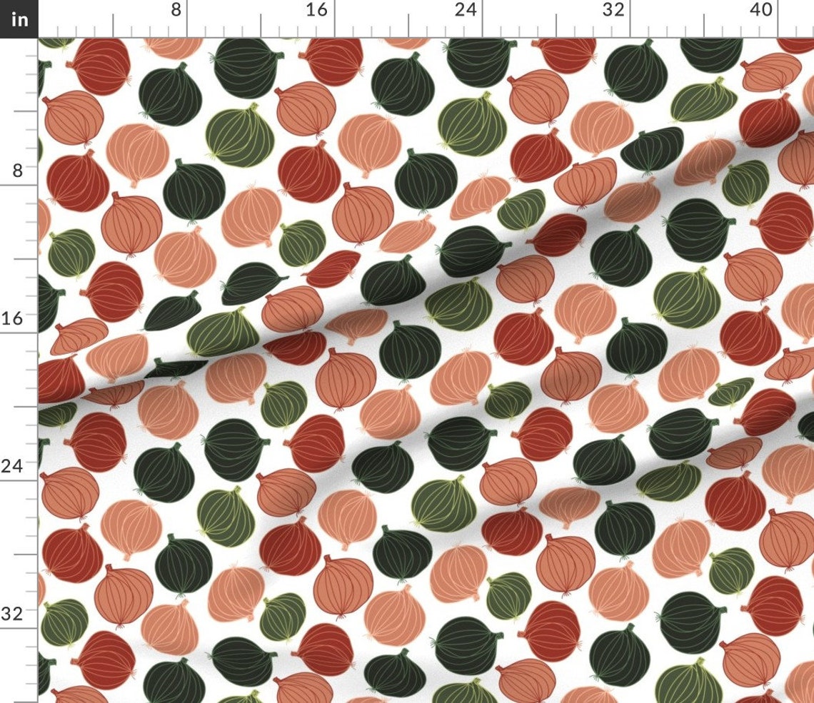 Mod Market Onions Fabric Onions by Kociara Mod Onions - Etsy
