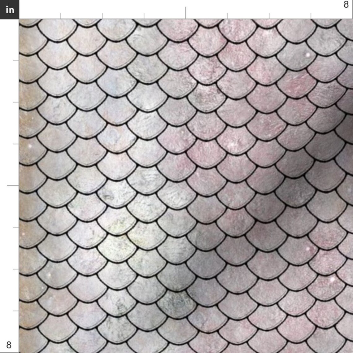 Salmon Scales Fabric Salmon Skin by Purplish Salmon Fish | Etsy
