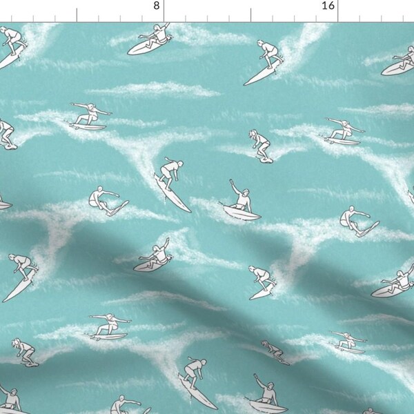 Surfing Fabric - Etsy