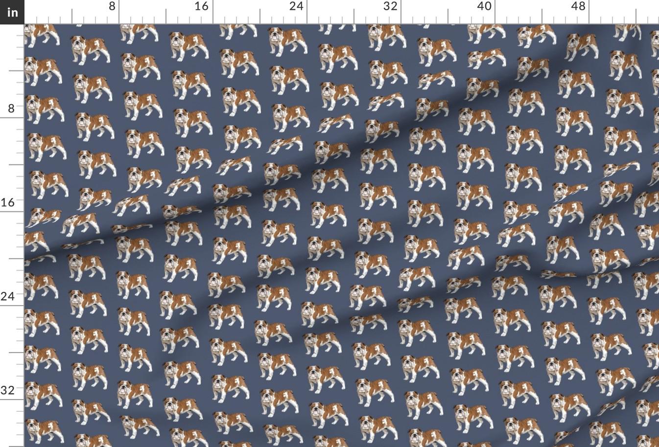 English Bulldog Fabric - English Bulldog by Taraput - English Bulldog ...