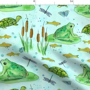 Frog Pond Fabric Frog Pond by Countrygarden Summer Woodland Nursery ...
