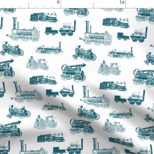 Train Fabric - Etsy