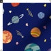 Outer Space Fabric Planets by Lprspr Planets Solar System Universe ...
