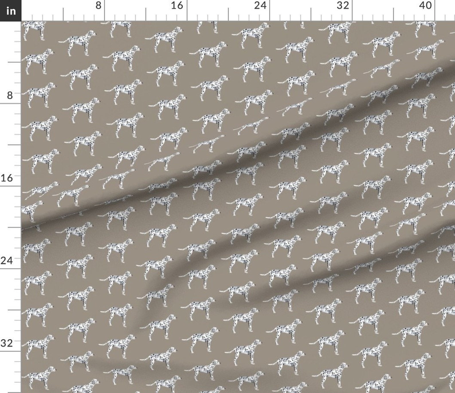 Dalmatian Fabric Dalmation by Taraput Dalmatian Dog Pet | Etsy