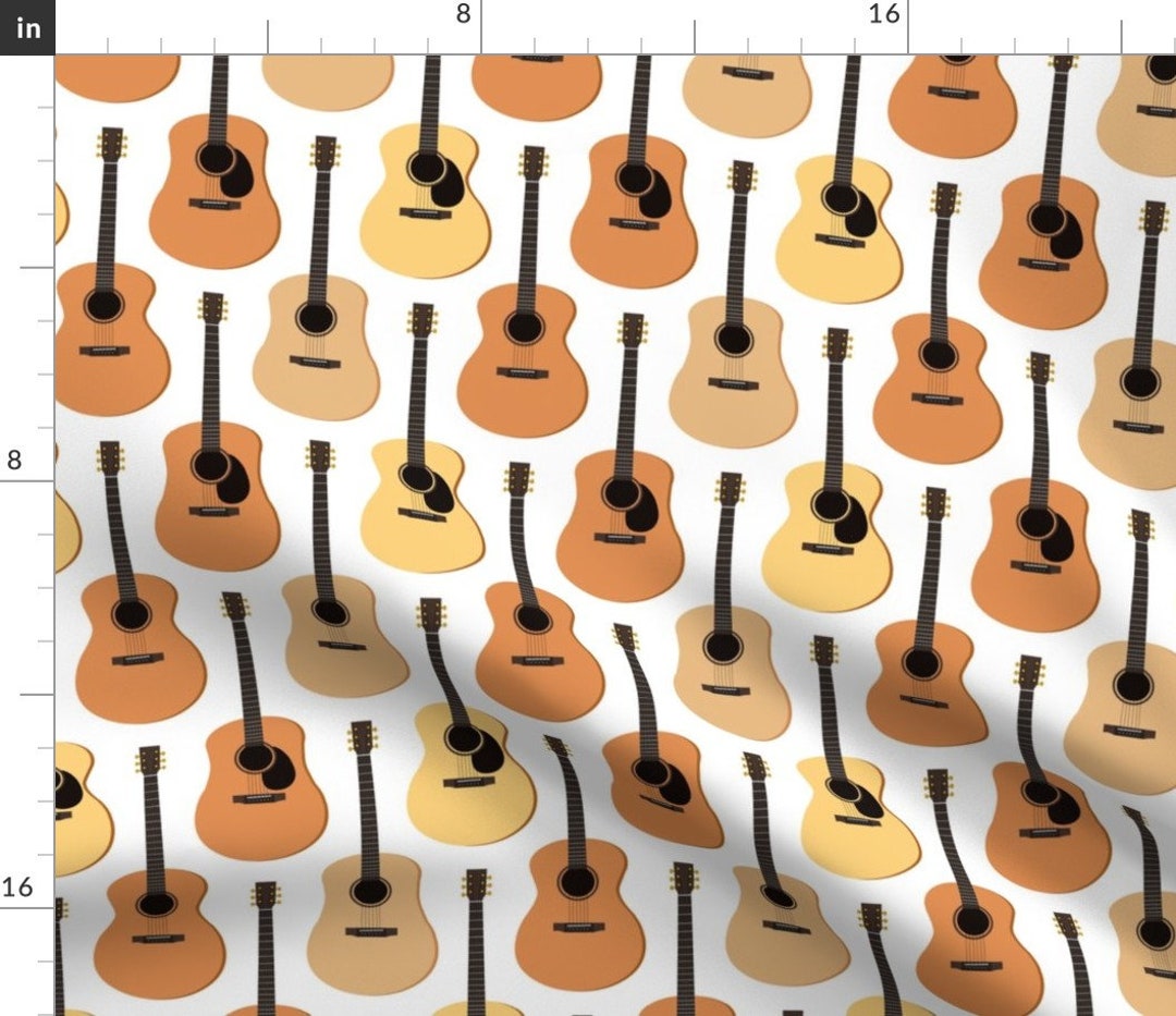 Guitar Fabric Acoustic Guitars by Jannasalak Guitar Music Musician ...