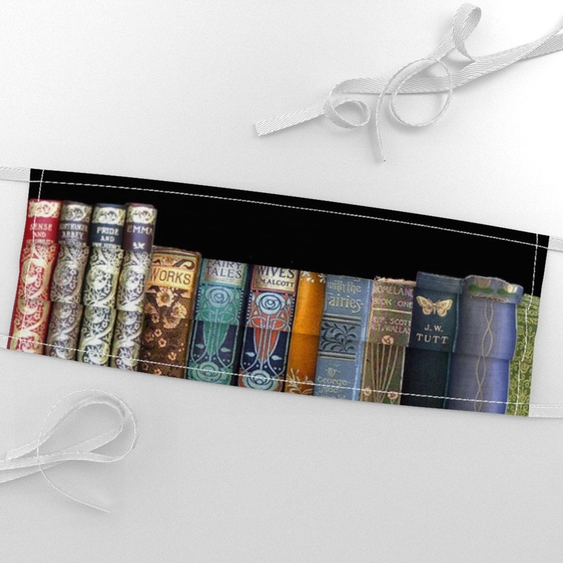 Vintage Library Fabric Antique Books English Authors by - Etsy Canada