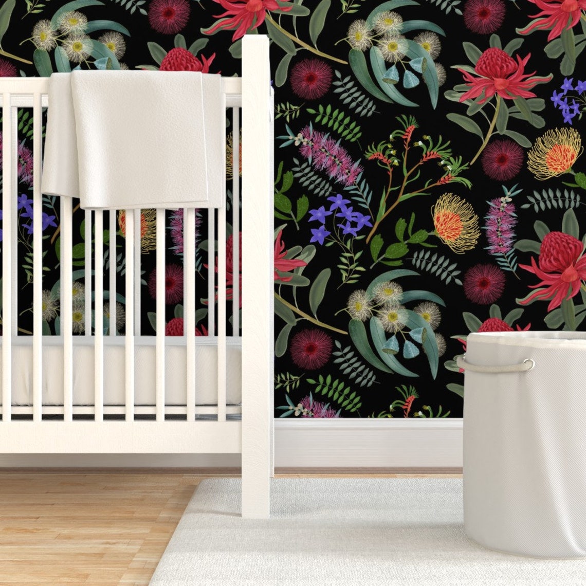 Botanical Wallpaper Botanical Australia Large by | Etsy