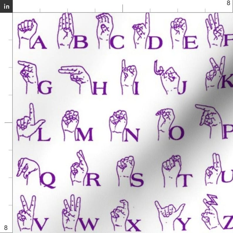 Sign Language Alphabet - Sign Language Alphabet // Violet by ...