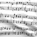 Large Scale Music Notes Fabric Large Scale Sheet Music by ...