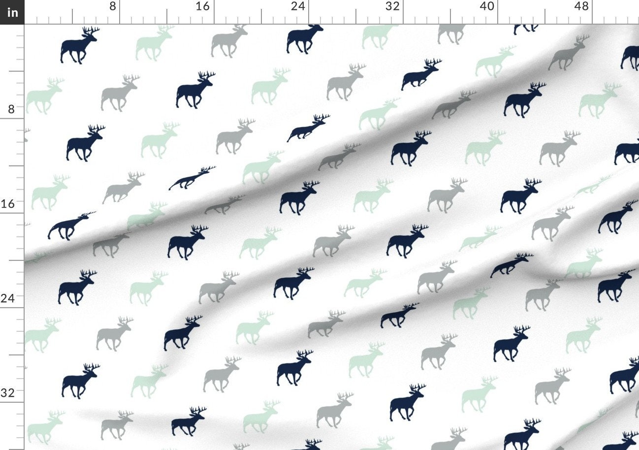 Buck Fabric Multi Buck // Northern Lights Collection By | Etsy