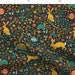 Woodland Animals Fabric Animal Tracks Bear Raccoon Moose - Etsy