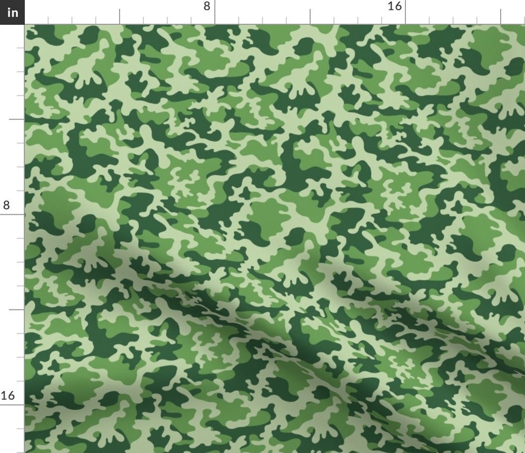 Green Camouflage Fabric Military Pattern 2 by Yuliia - Etsy