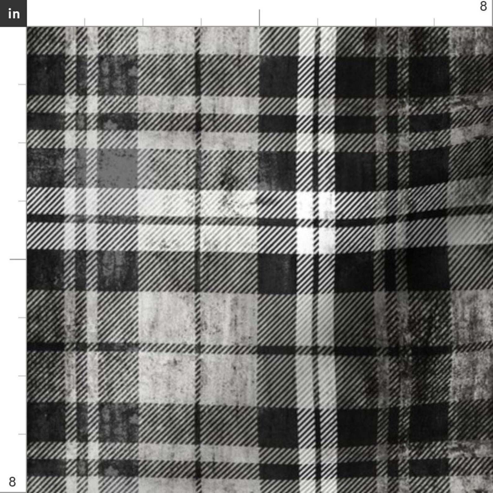 Grunge Fabric Grunge Fall Plaid by Littlearrowdesign - Etsy