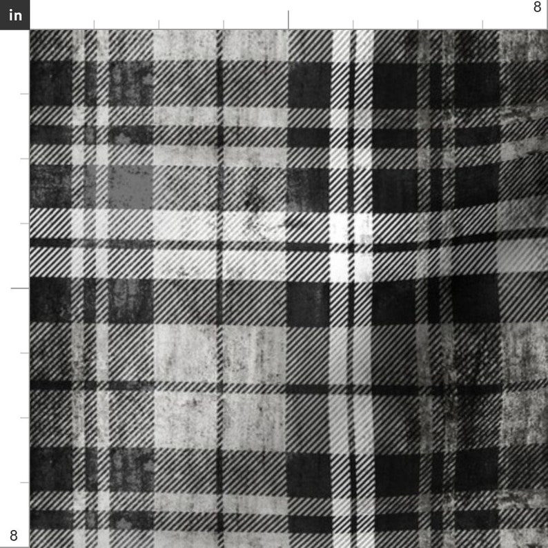 Grunge Fabric Grunge Fall Plaid by Littlearrowdesign - Etsy
