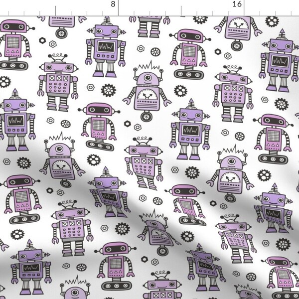 Purple Robot - Etsy