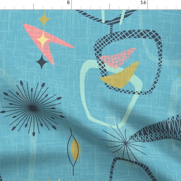 Atomic Ranch Fabric - Etsy