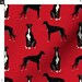 Greyhound Fabric Greyhound Black Pet Quilt Coordinate Nursery by ...