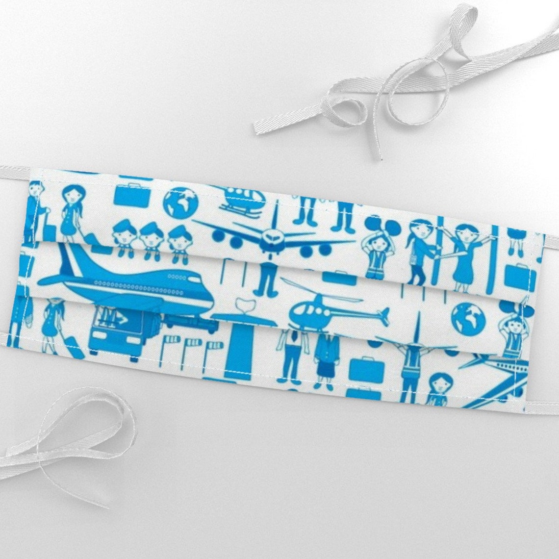 Aviation Fabric at the Airport by Ebygomm Airplane Pilot | Etsy