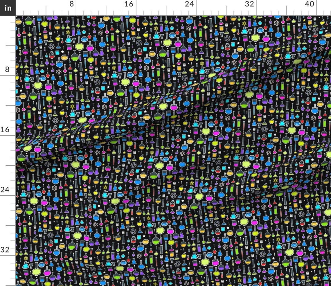 Chemistry Lab Fabric Beakers by Jadegordon Lab Chemicals - Etsy