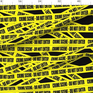 Crime Scene Fabric Do Not Enter Stay Out Barricade Notice Warning ...